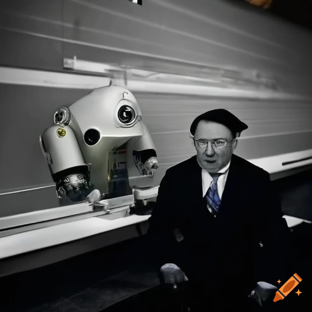 Cold robot politician on Craiyon