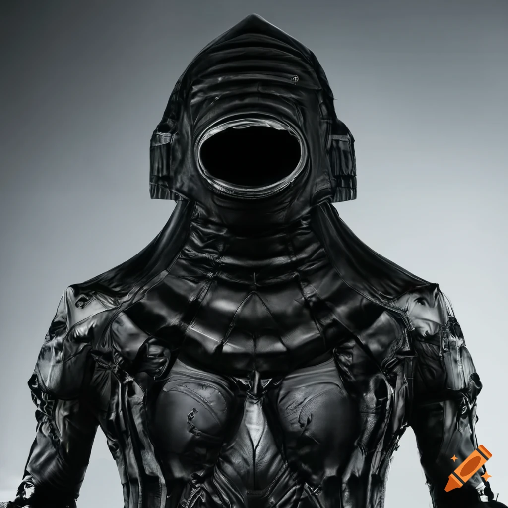 Gothic space suit designed by rick owens on Craiyon