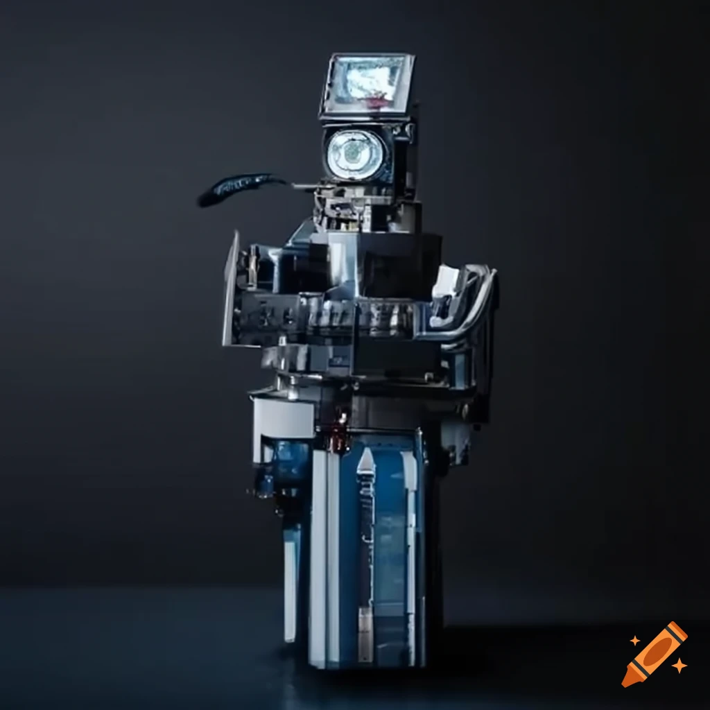 Cold robot politician on Craiyon