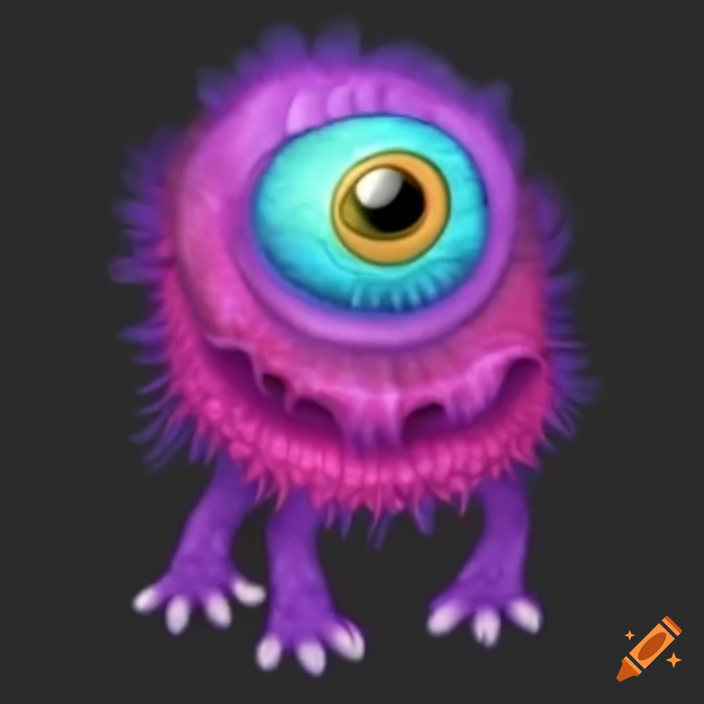 My singing monsters eyes on Craiyon