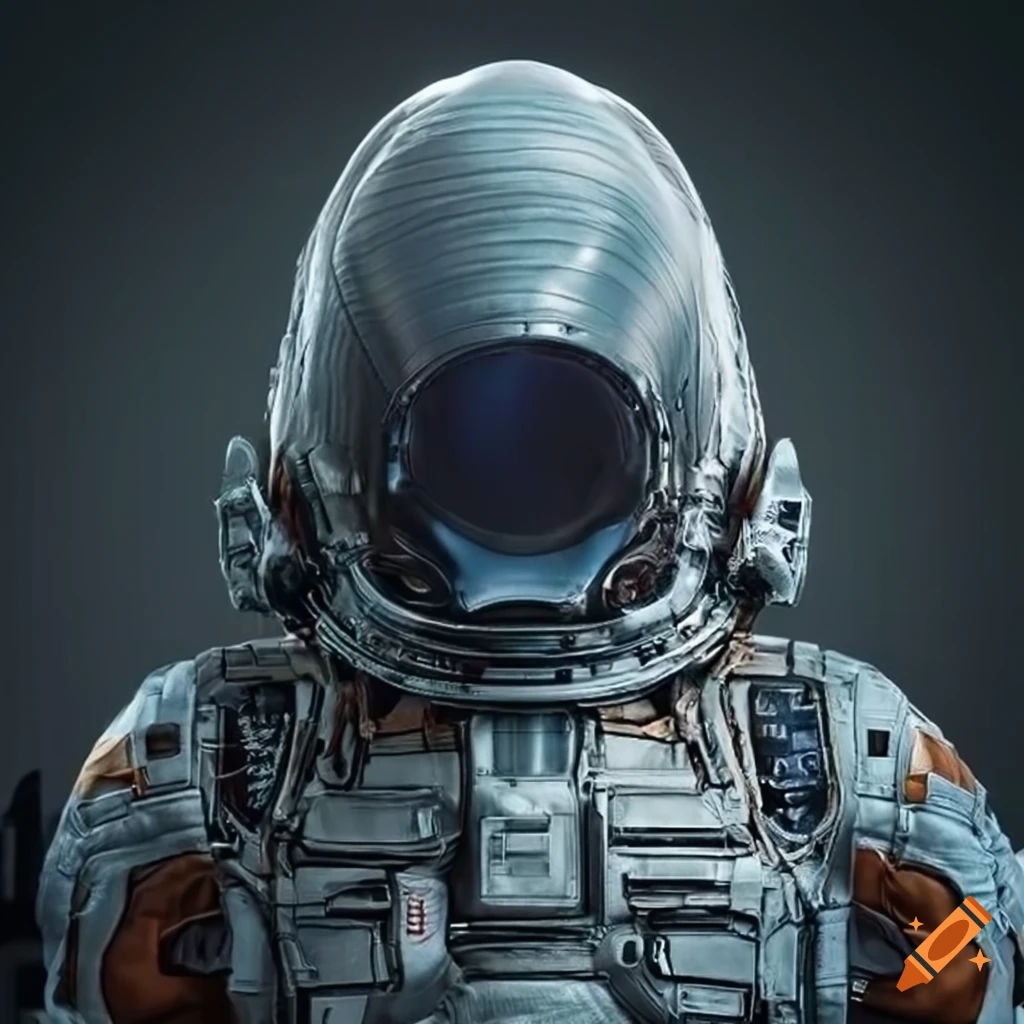 Realistic advanced spacesuit with alien tech on full body on Craiyon