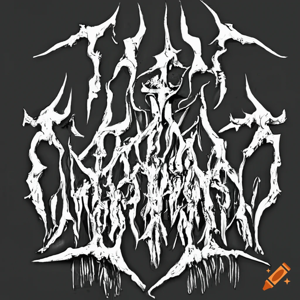 Vydra deathcore logo on Craiyon