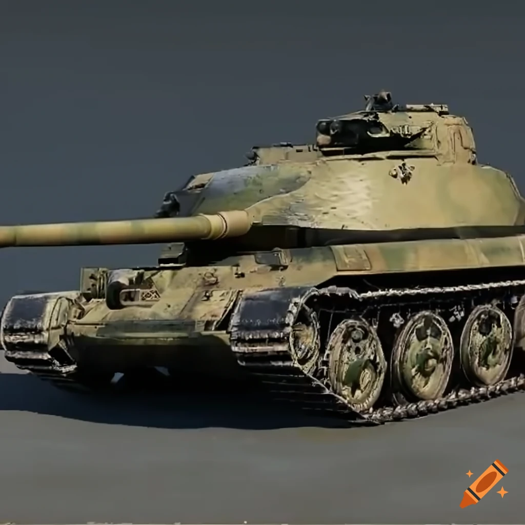 Is-7 tank with extreme details in war thunder on Craiyon