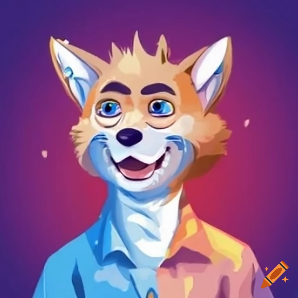 Political campaign advertisement for a furry candidate on Craiyon