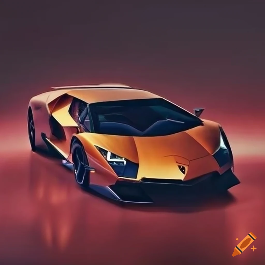 Sophisticated Lamborghini car design inspired by stealth fighter jets ...