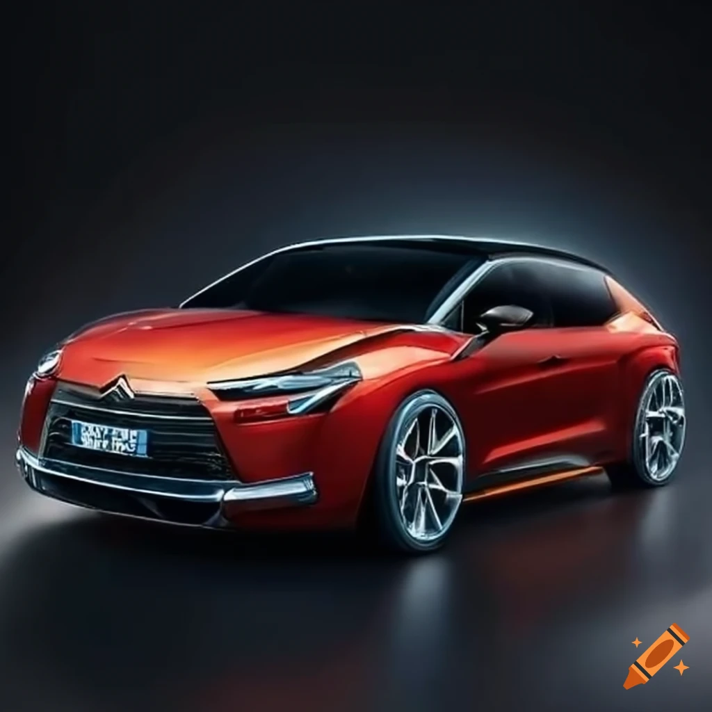 Citroen ds5 blended with lamborghini design on Craiyon
