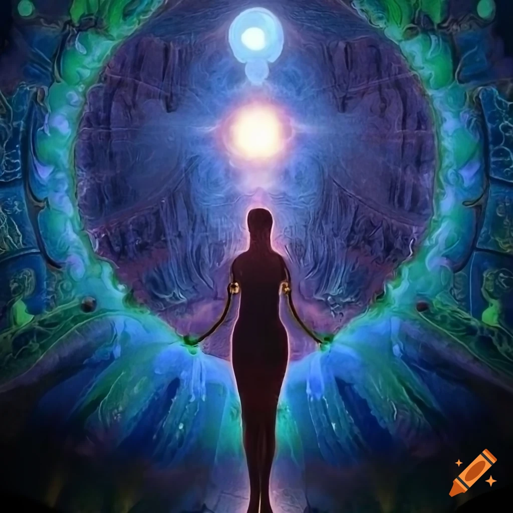 Abstract representation of transcendent concepts on Craiyon