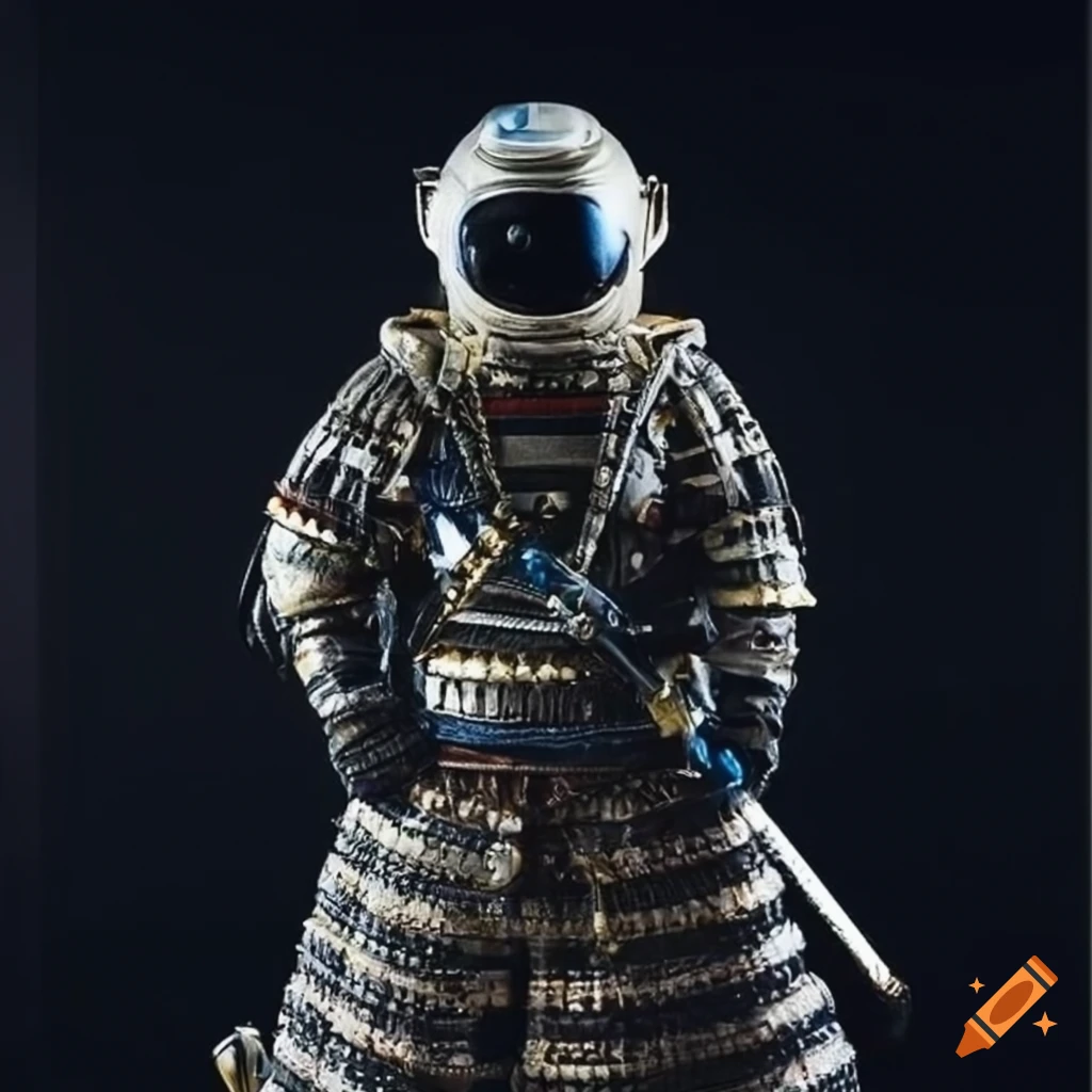 Astronaut samurai on Craiyon