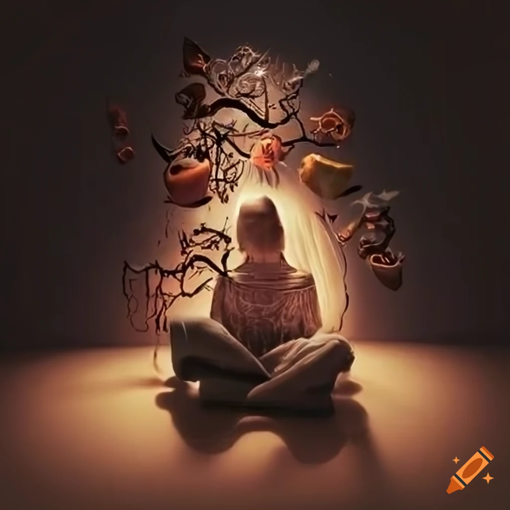 Conceptual image on consumerism, materialism, and individualism in ...