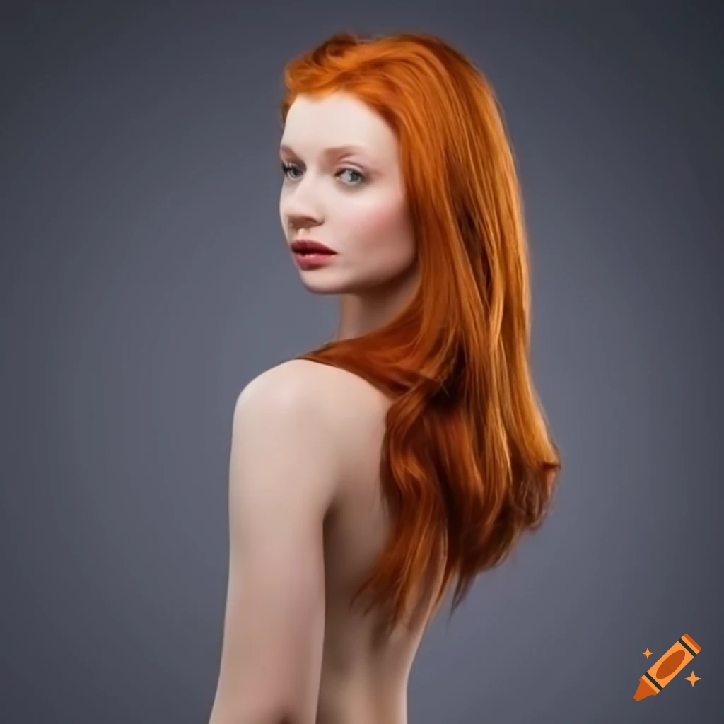 Beautiful redhead woman on Craiyon