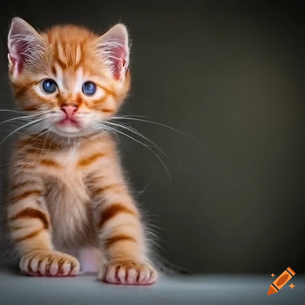 Red baby kitten on Craiyon