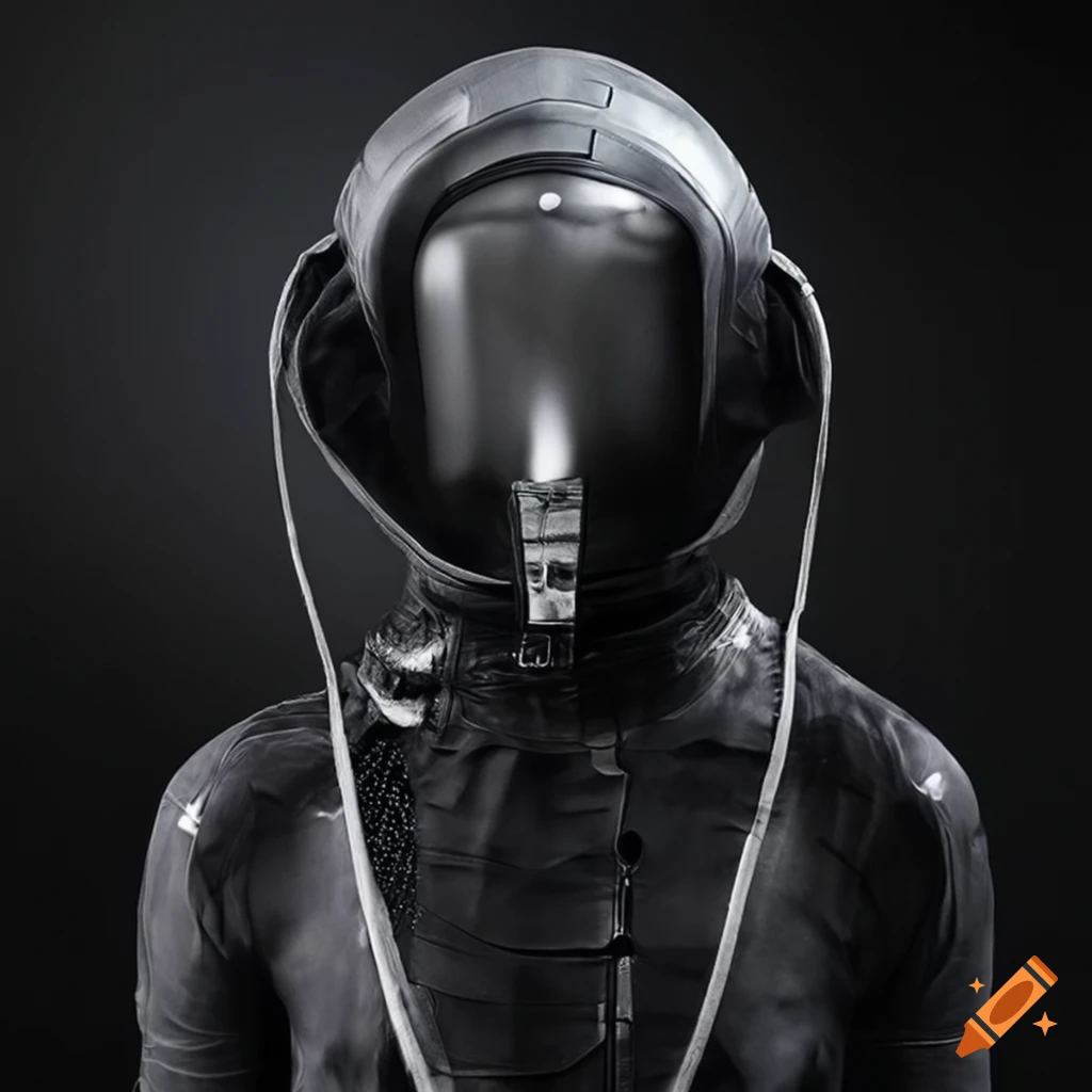 Goth space suit design by rick owens on Craiyon