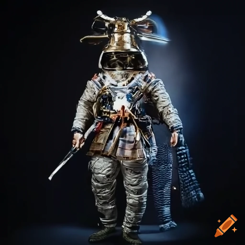 Astronaut samurai on Craiyon