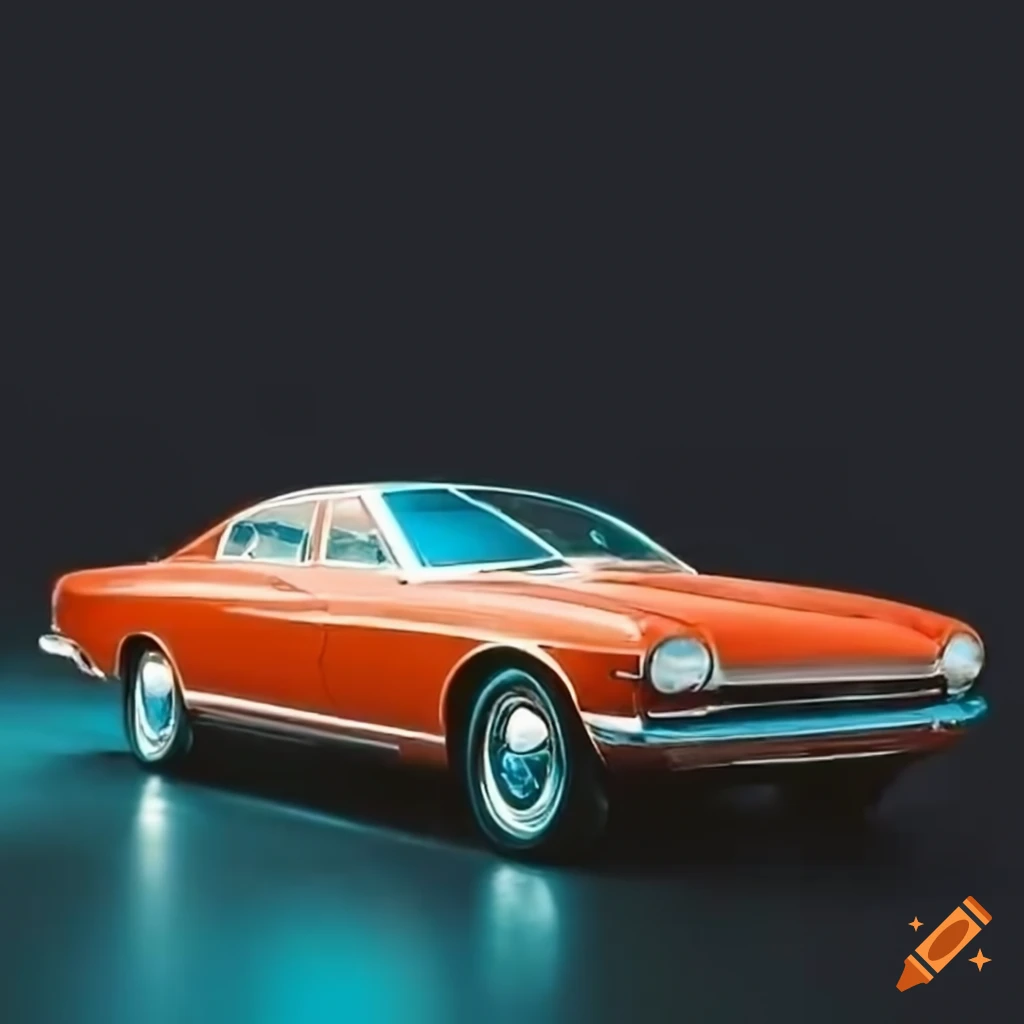 Vintage tesla model s from the 1970 on Craiyon