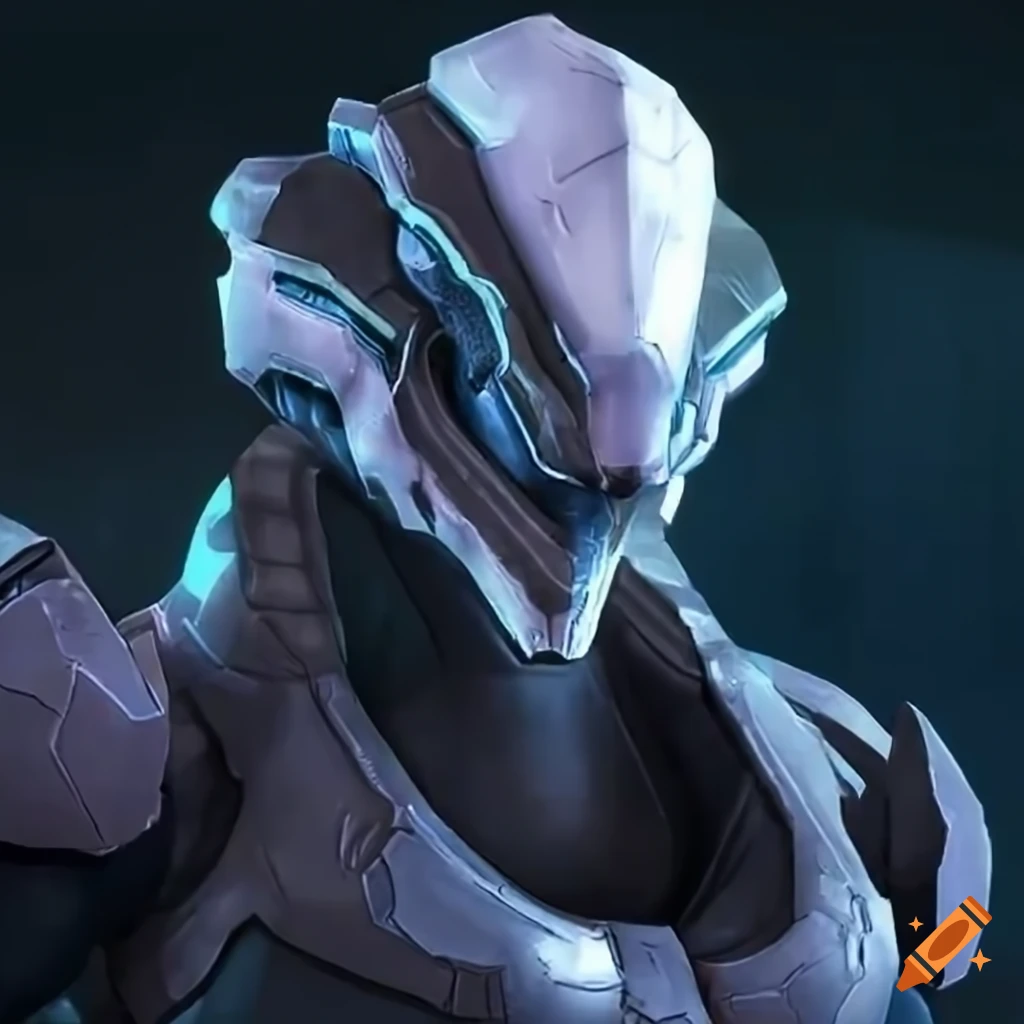 White male Sangheili ultra character from the Halo video game series on ...