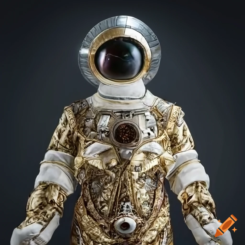 Sci-fi genetic engineer king in a baroque robe on Craiyon