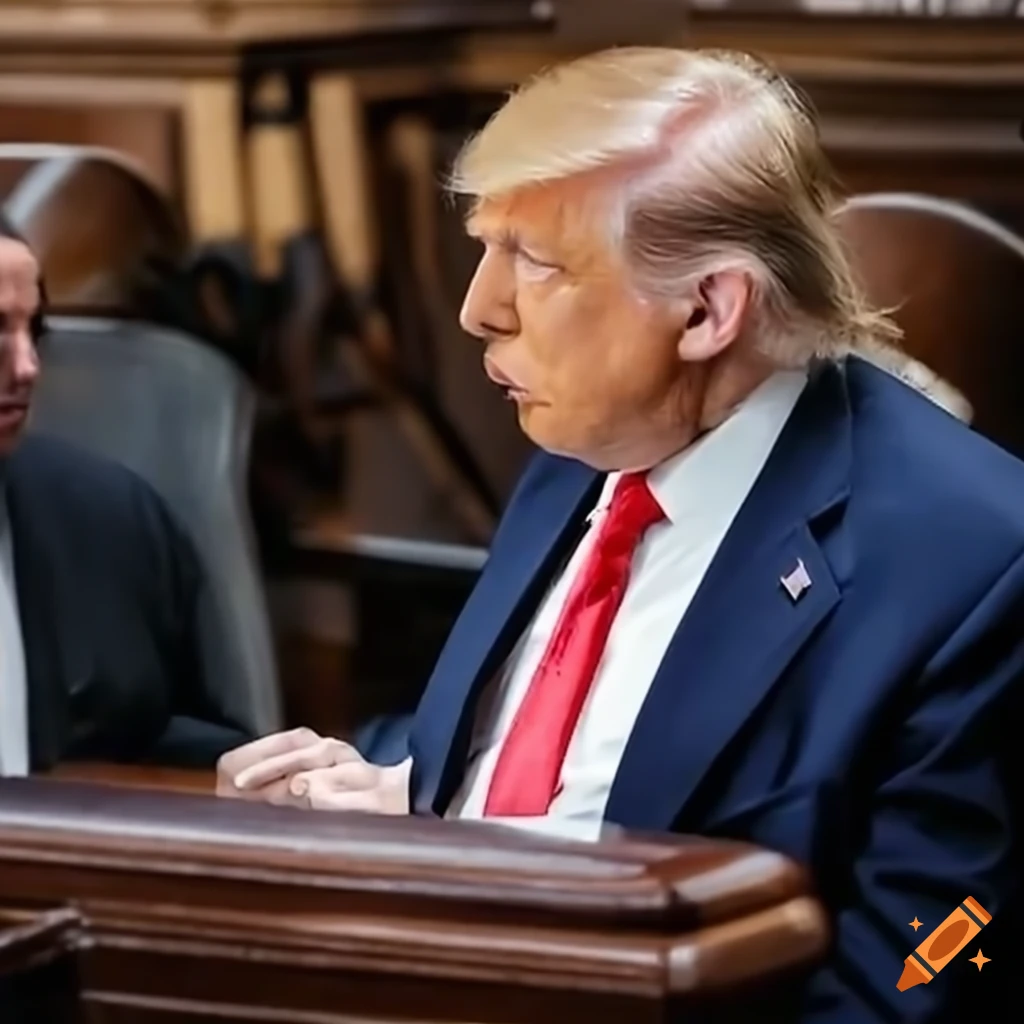 Donald Trump asleep at his first trial in NYC with bags under his eyes ...