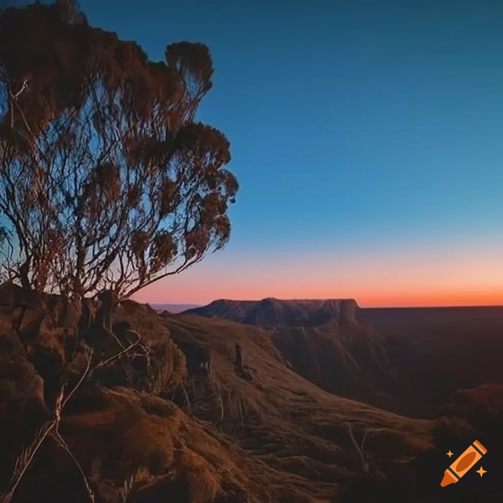 Australian landscape on Craiyon