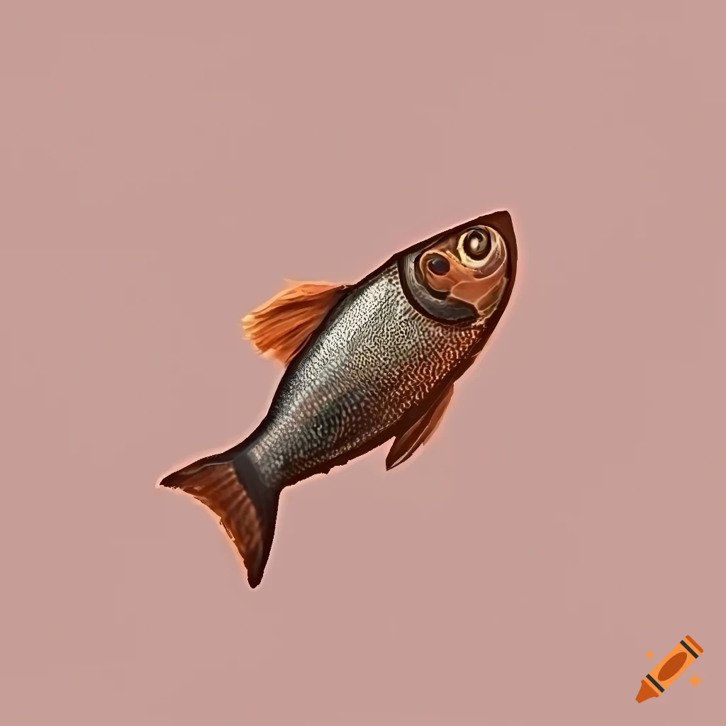Dried fish icon for game ui on Craiyon