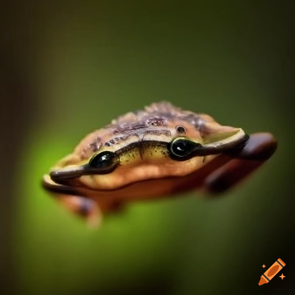 Emerging new life forms in an ancient swamp on Craiyon