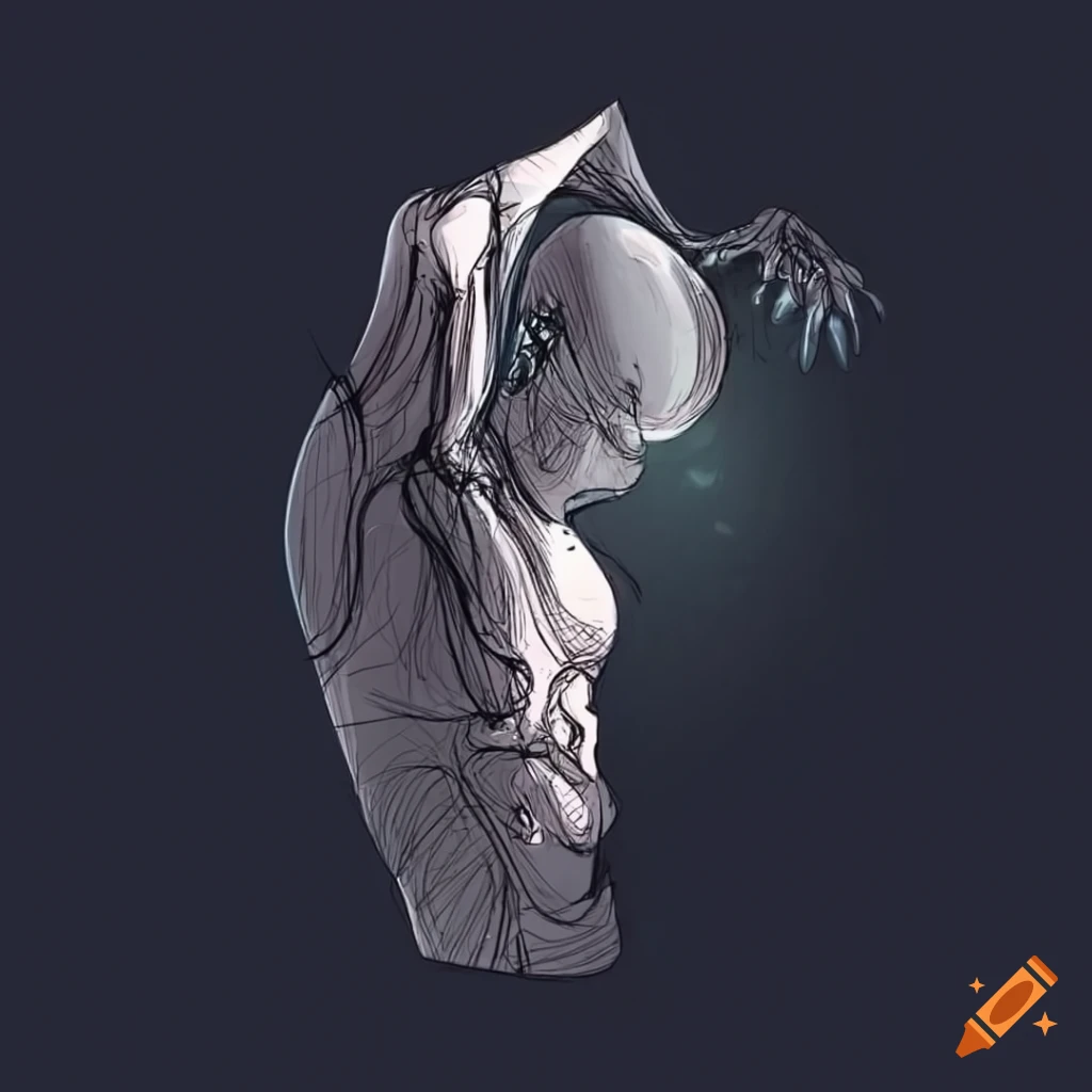 Minimalistic strong metal human arm design on Craiyon