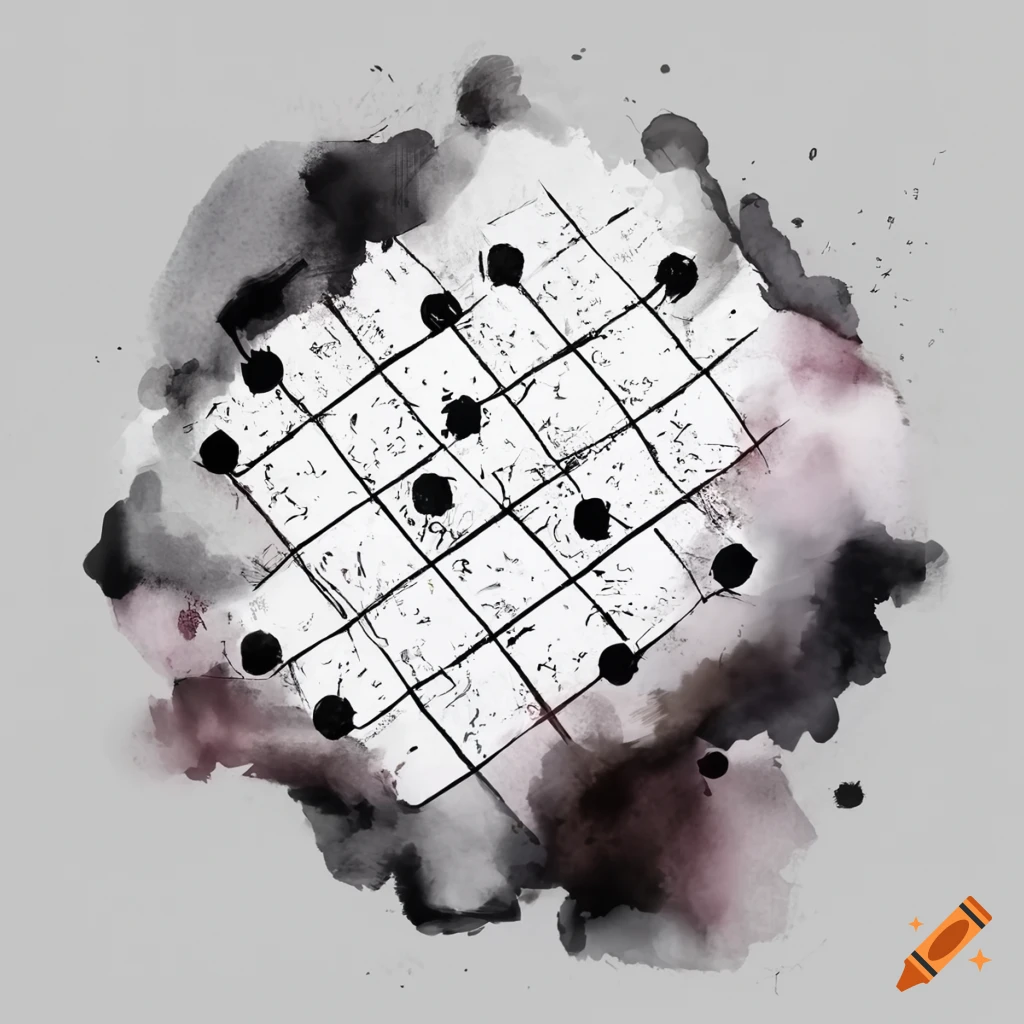 Weiqi event booklet cover design on Craiyon