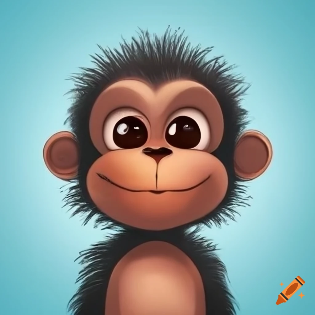Clever monkey on Craiyon