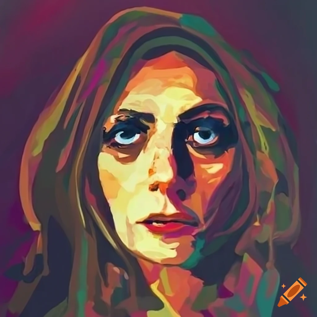Portrait of fairouz on Craiyon
