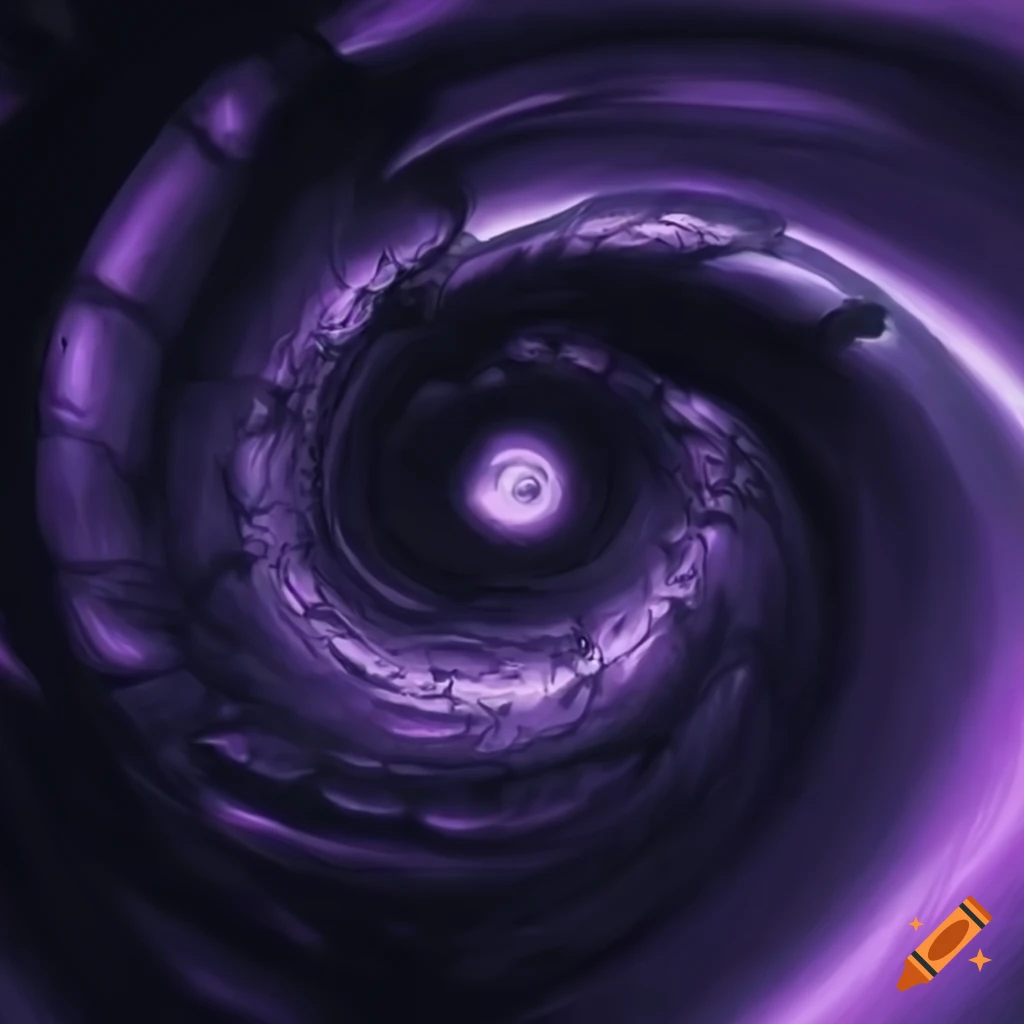 Dark spiral void on Craiyon