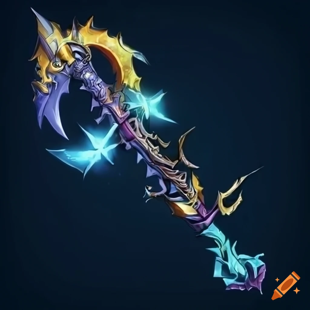 Eldritch keyblade on Craiyon