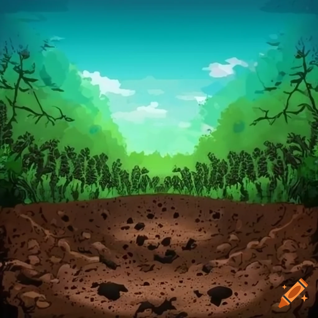 Illustration showing positive and negative impacts of soil erosion on ...