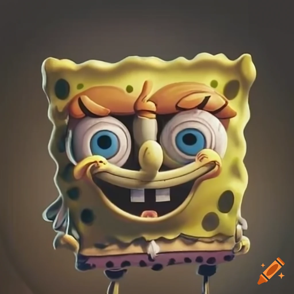 Ancient scrolls featuring spongebob images on Craiyon