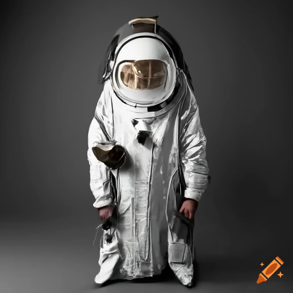 Tall insect nun in a space suit with Victorian-era children in insect ...