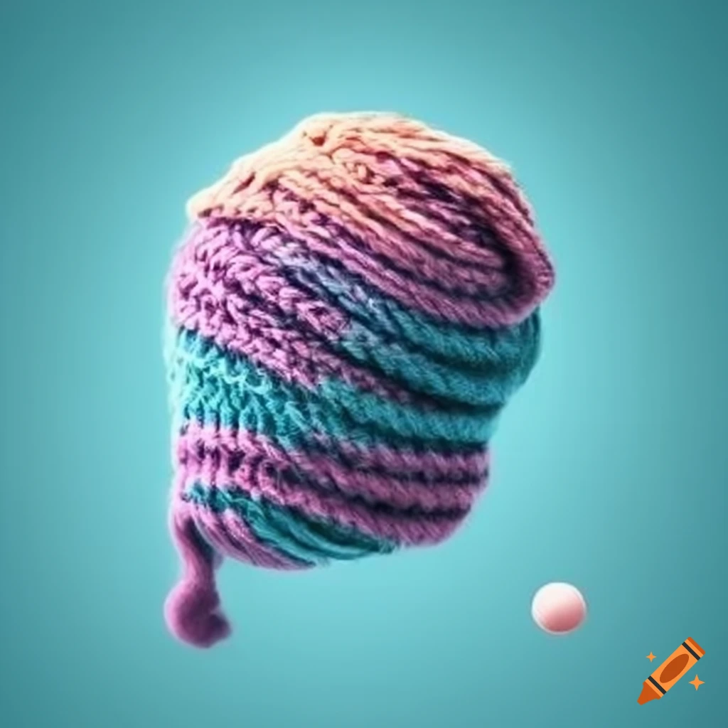 Hand-knit shop website logo on Craiyon