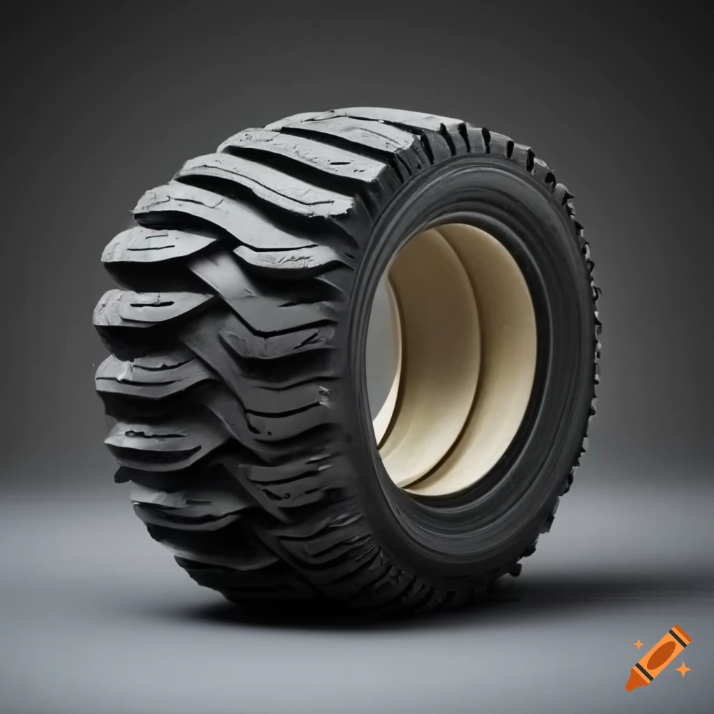 Rubber tires on Craiyon