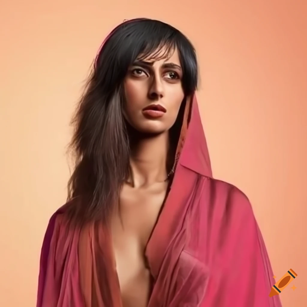 Ritu arya in a robe on Craiyon