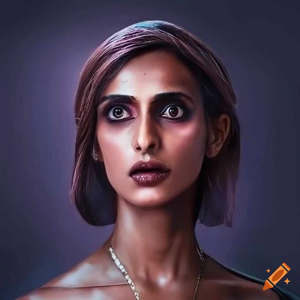 Ritu arya in a robe on Craiyon