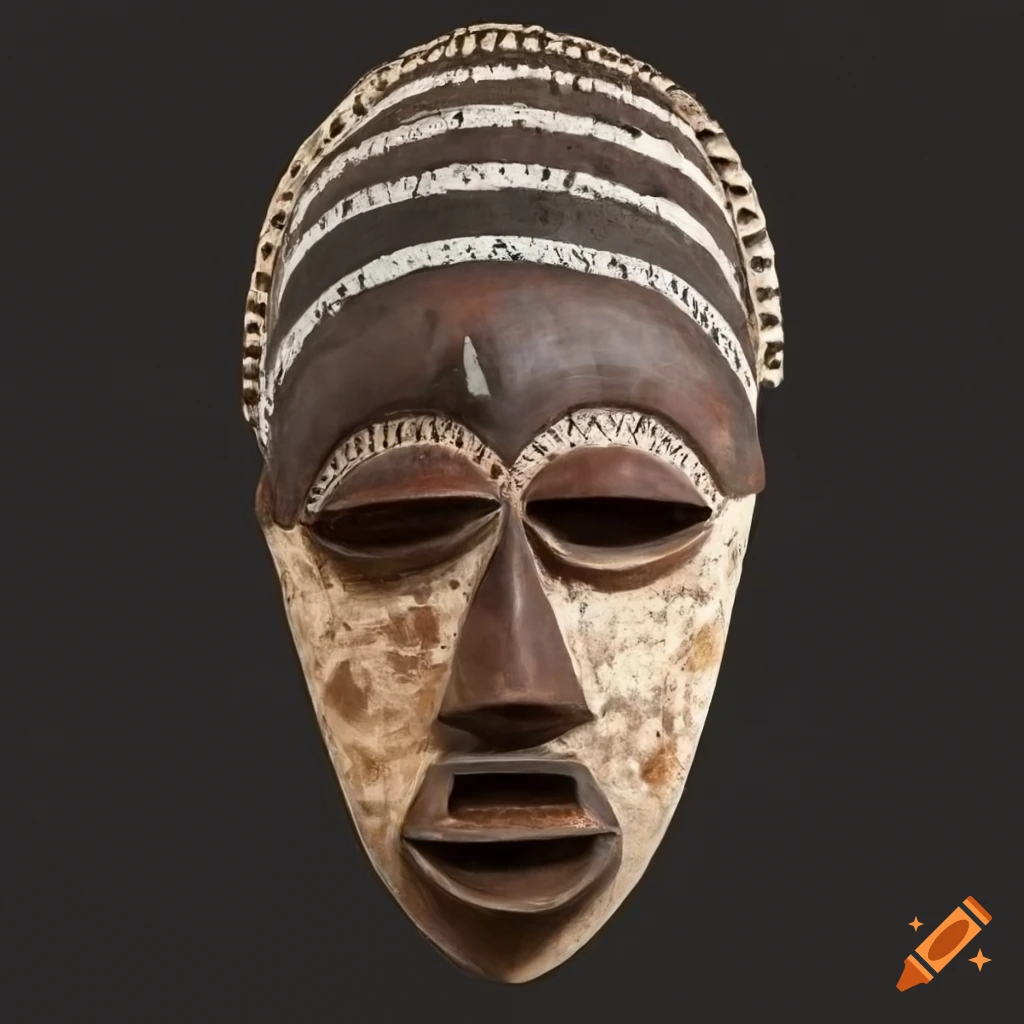 African-inspired mask on Craiyon