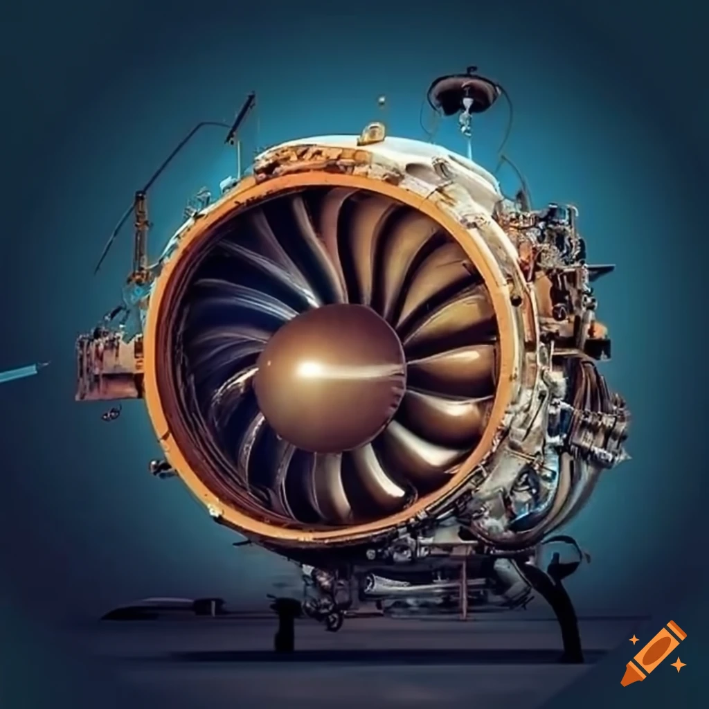 Conference about various air engines on Craiyon