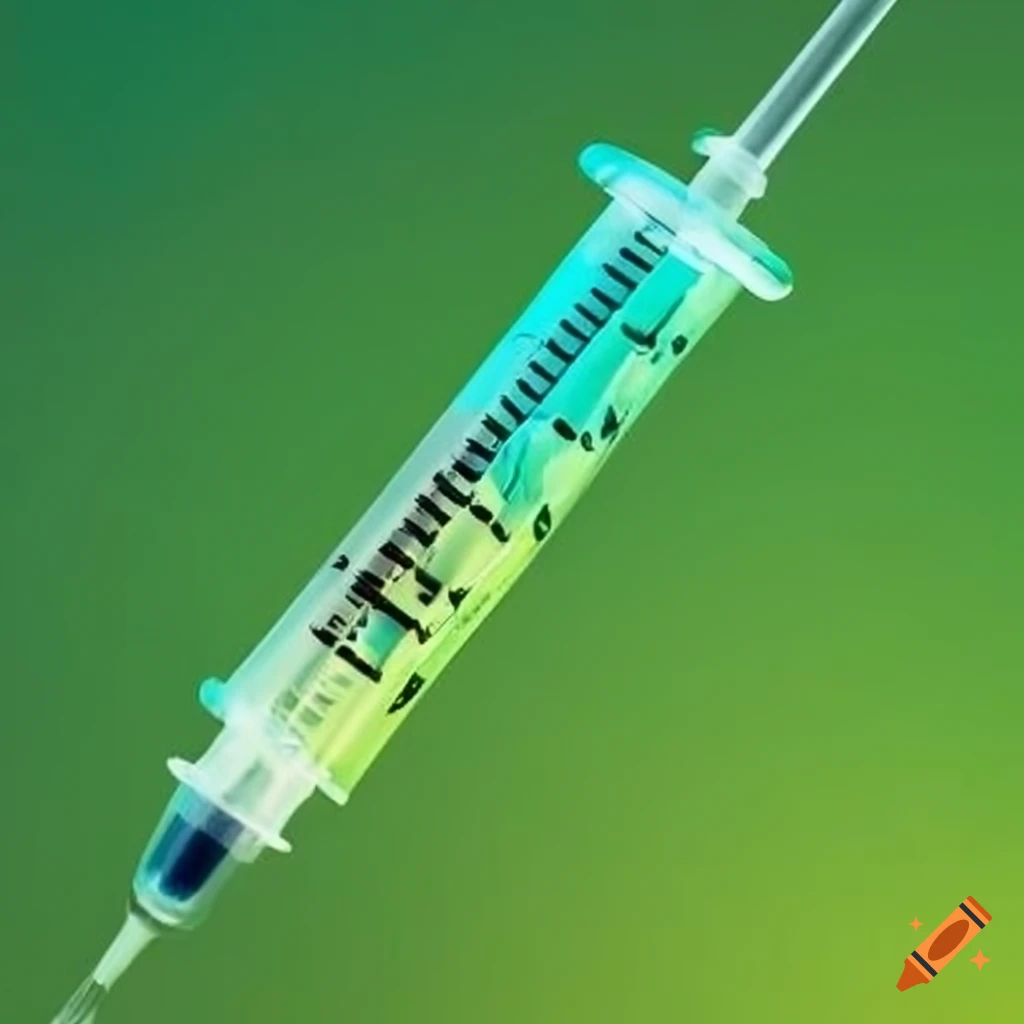 Radioactive syringe on Craiyon