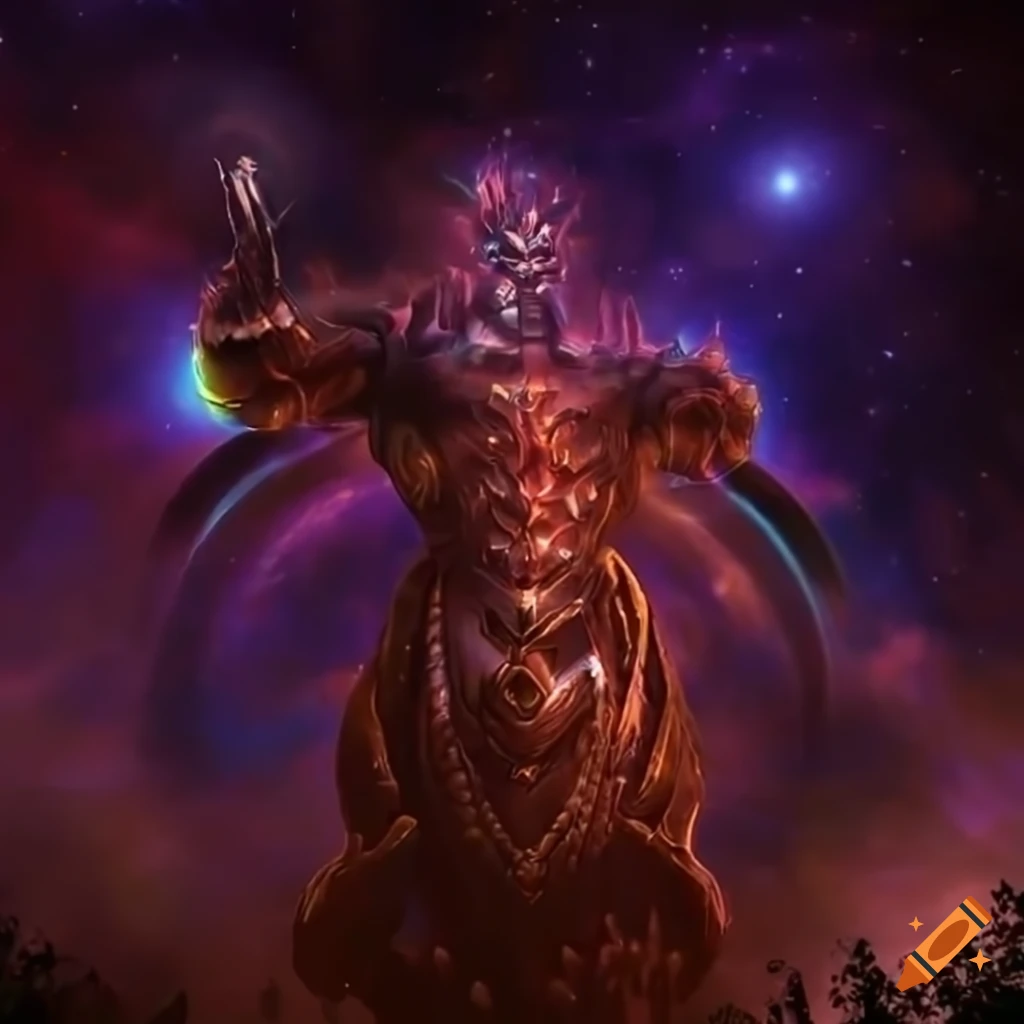 Max-level cosmic entity with godly powers on Craiyon