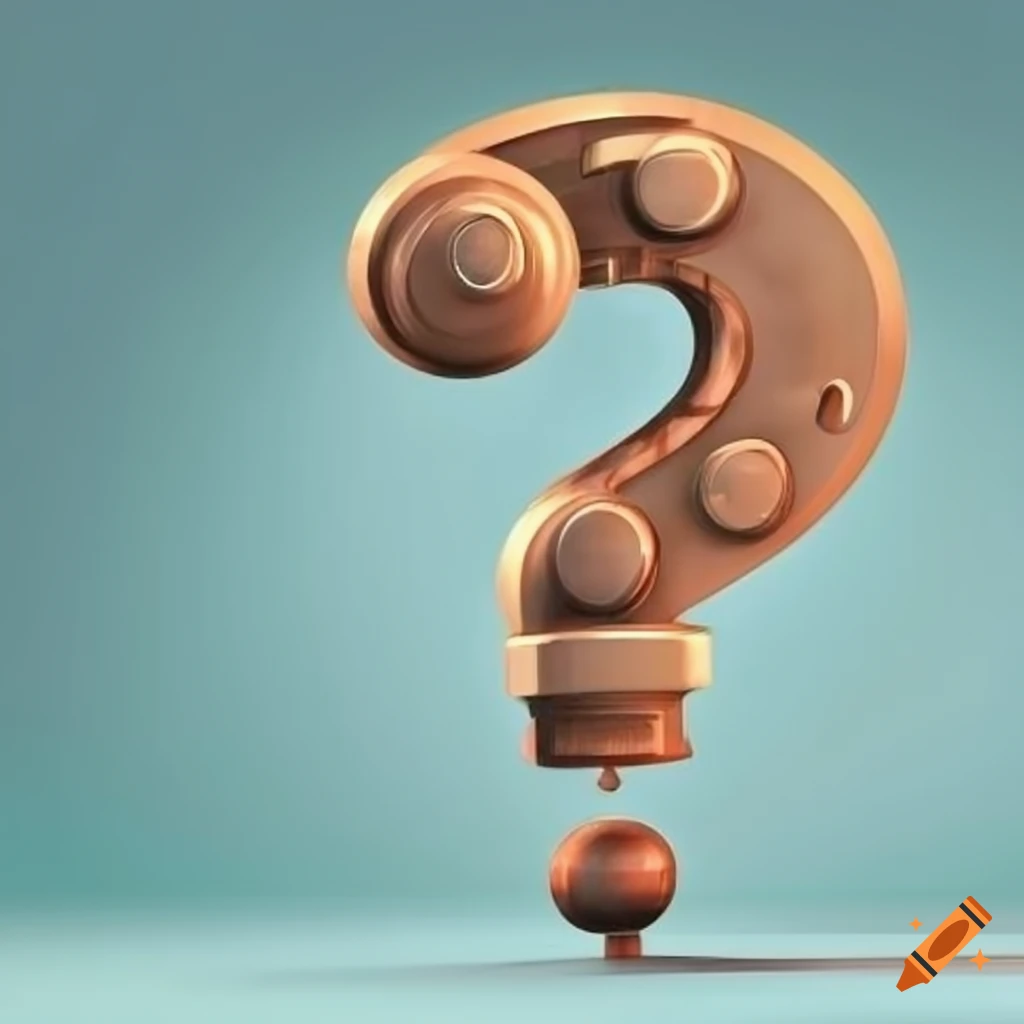 Industrial question mark on Craiyon