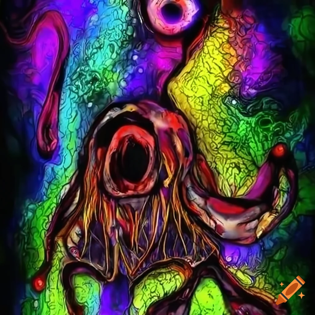 Black goo slime monster Armus from Star Trek on Craiyon