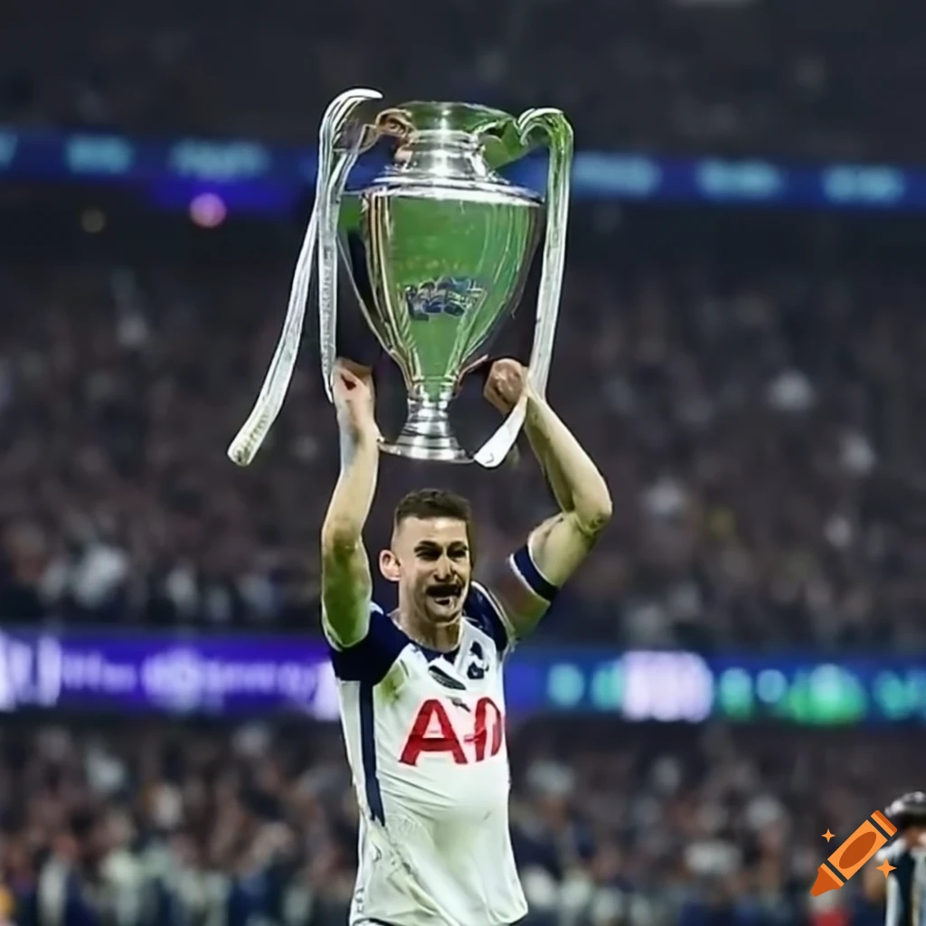 Celebration of spurs winning uefa champions league final match on Craiyon