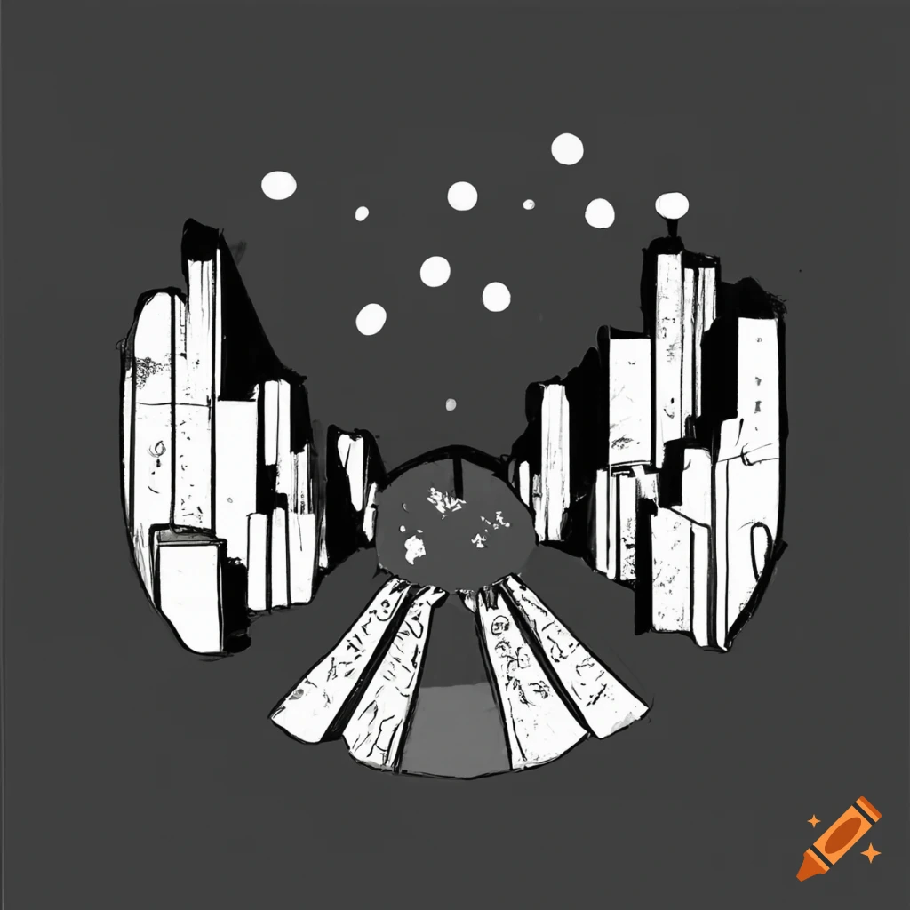Minimalist black and white album cover design for alternative lofi emo ...