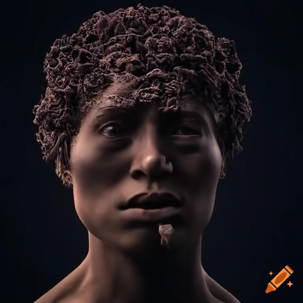 Creation of the first human according to biblical account on Craiyon