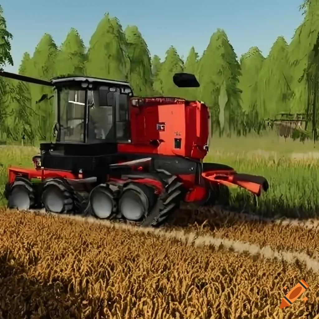Farming simulator 22 on Craiyon