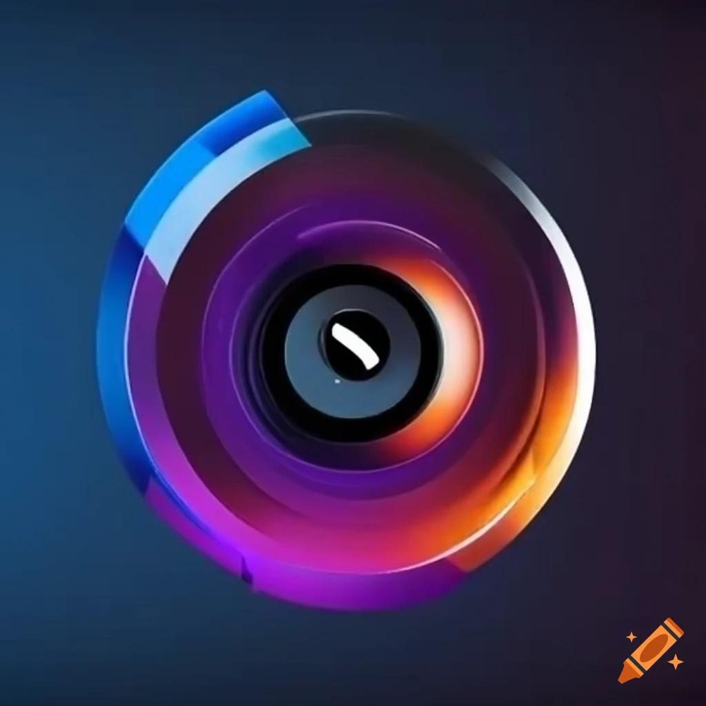 Visually appealing audio app user interface design on Craiyon