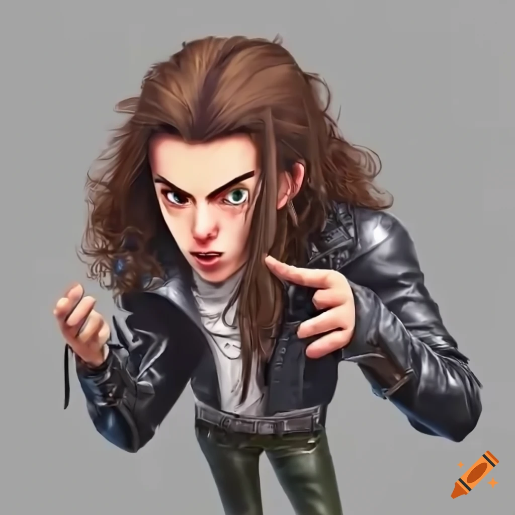 Fighting game character: male college student gang vice leader with ...