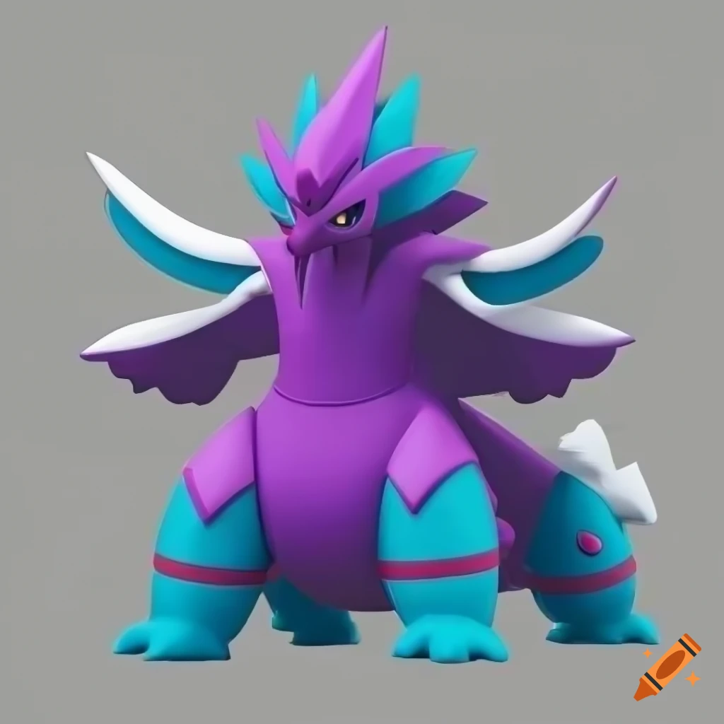 Custom fire & Ghost-type Pokemon sphinx with fire tail and long teeth ...